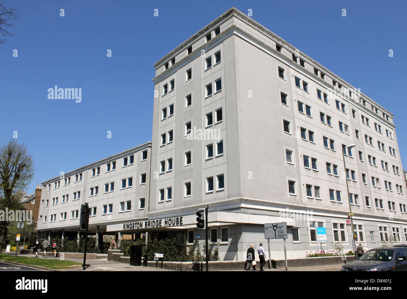 Kingston Bridge House, Kingston-Upon-Thames, Surrey, England UK Stock ...
