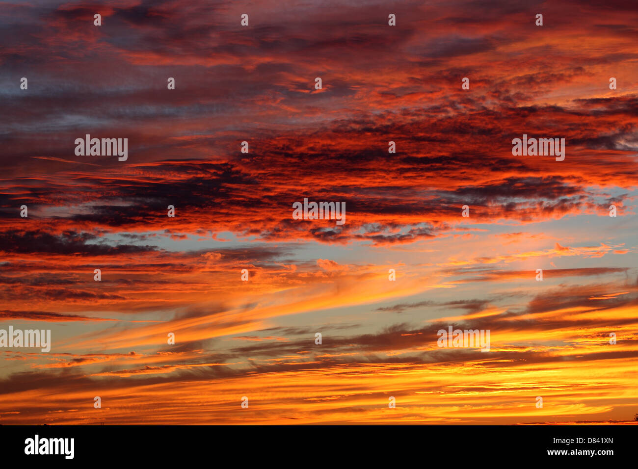 Beautiful sky after sunset hi-res stock photography and images - Alamy