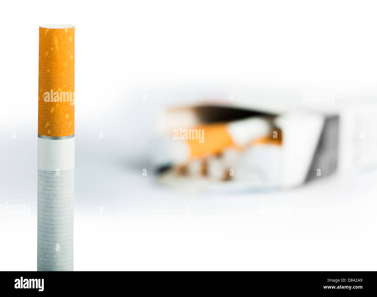 Cigarettes white background hi-res stock photography and images - Alamy