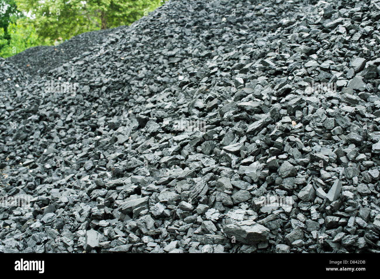 Combustion coal pile Stock Photo - Alamy