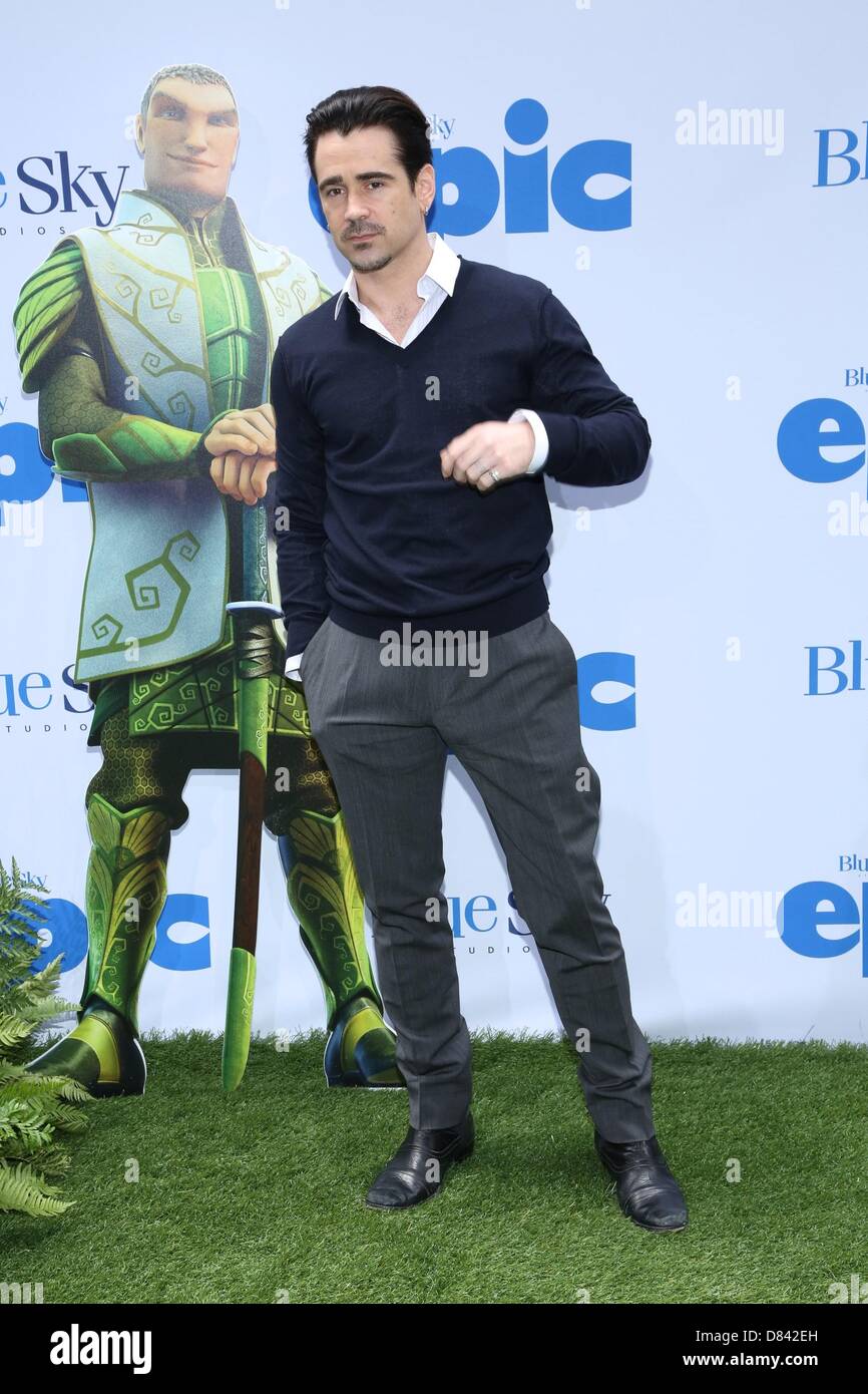 New York, USA. 18th May 2013. Colin Farrell at arrivals for EPIC ...