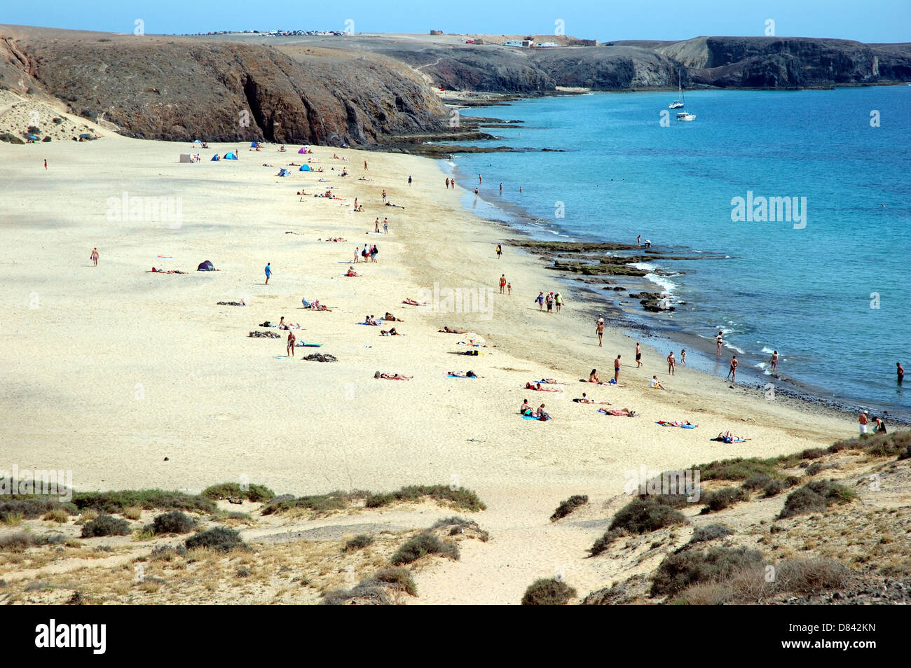 Papagayo Beach, Lanzarote, Canary Islands Stock Photo - Alamy