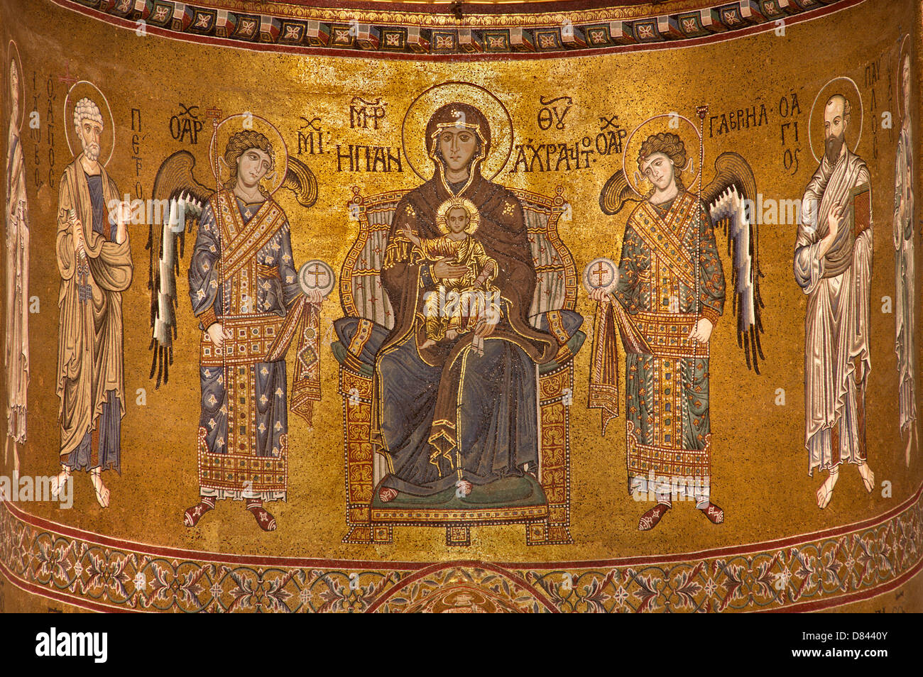 Madonna throne hi-res stock photography and images - Alamy