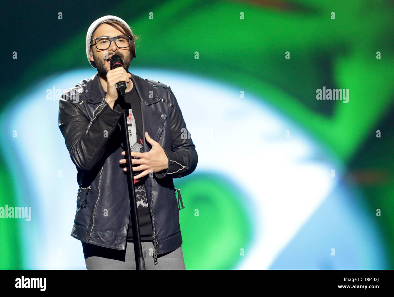 Singer ByeAlex representing Hungary performing during the Grand Final ...