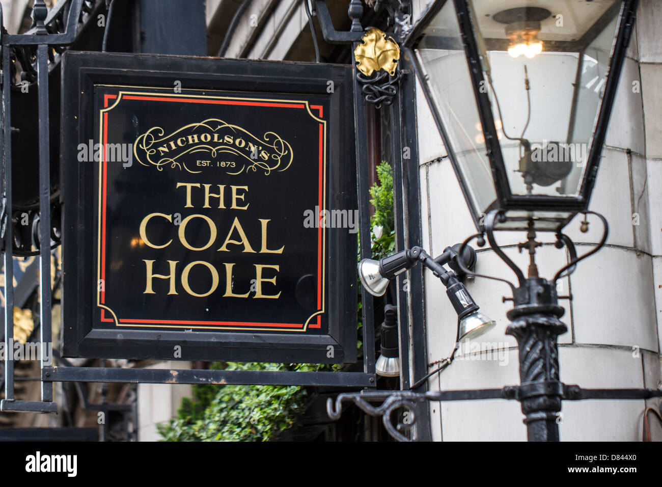 The Coal Hole Stock Photo - Alamy