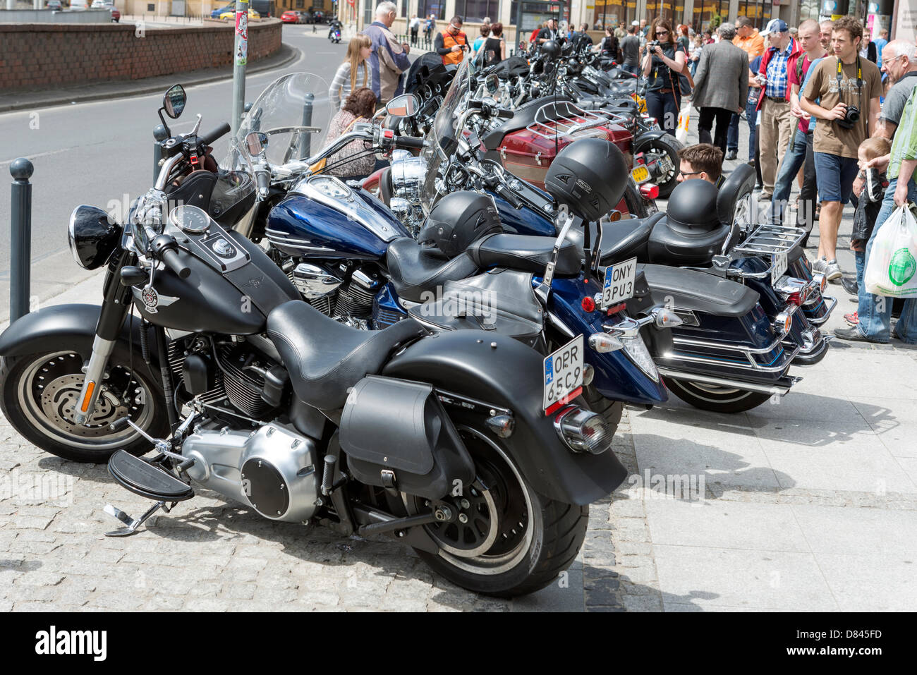 Harley davidson rally europe hi-res stock photography and images - Alamy