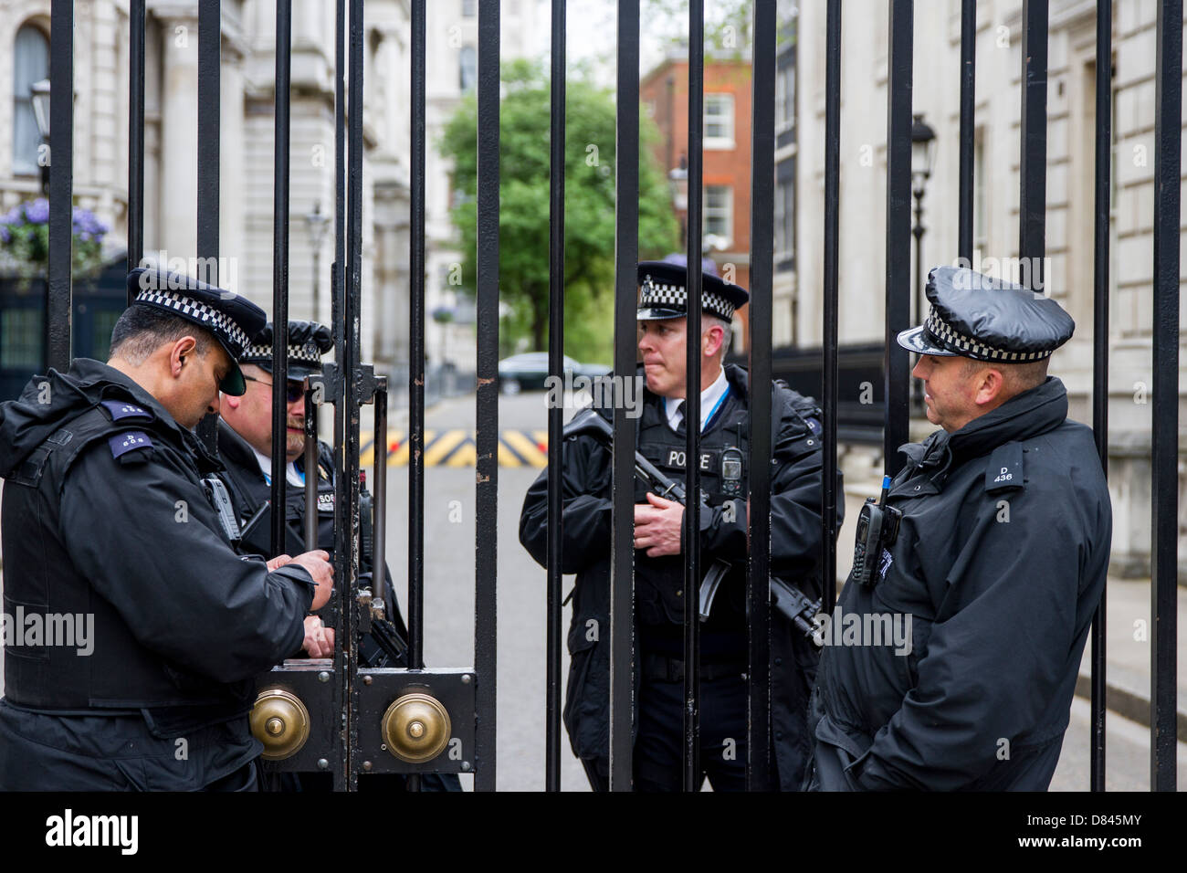 London Security Cops Stock Photo - Alamy