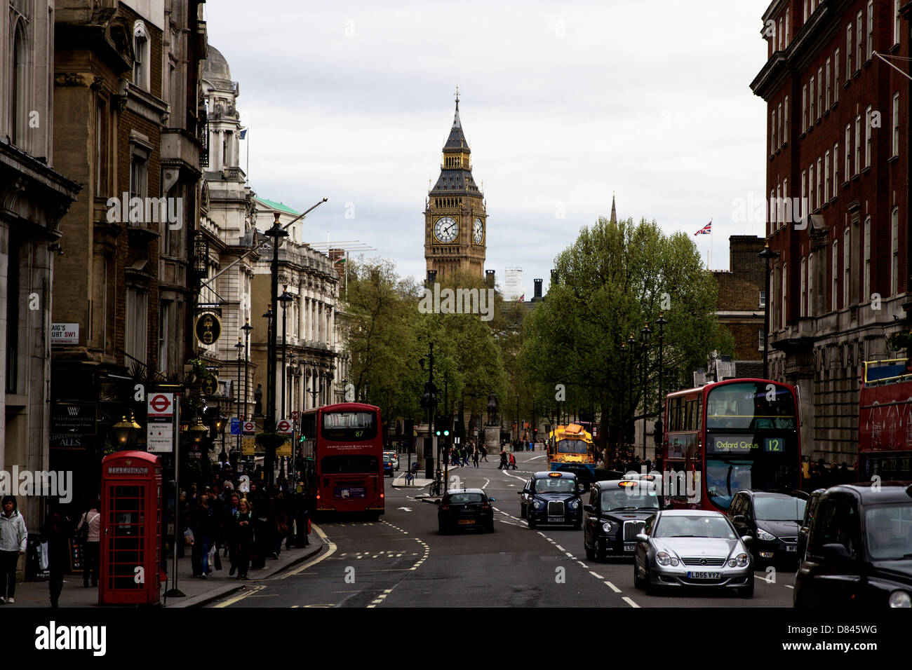 Urban street in London Stock Photo - Alamy
