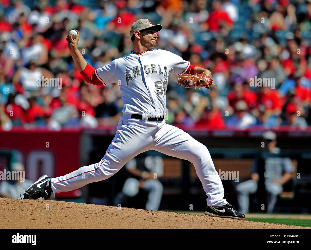 Annaheim, California, USA. 18th May, 2013. Los Angeles Angels relief ...