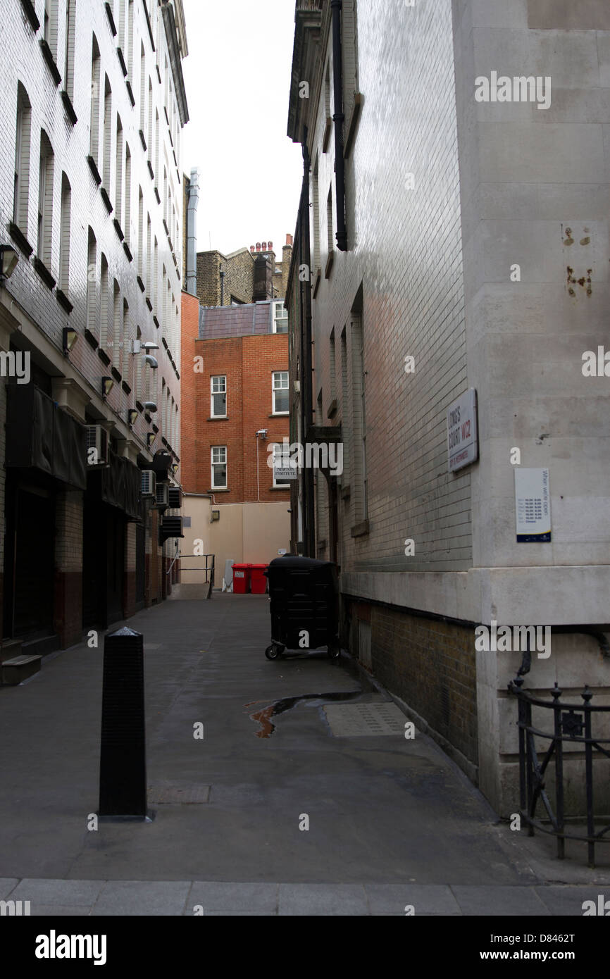Alleyway Dumpster in London Stock Photo - Alamy