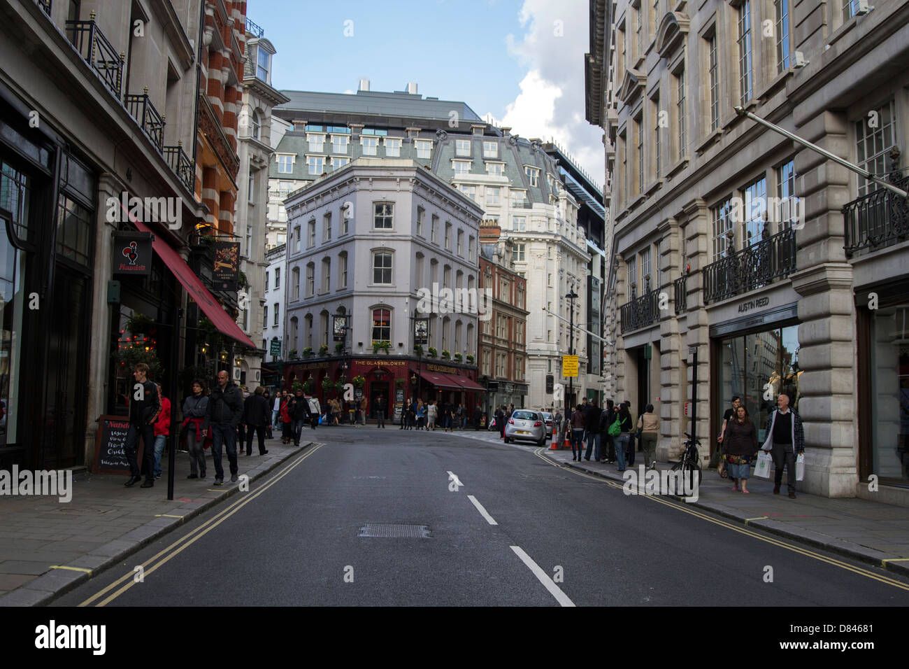 Urban Street Scene of London Stock Photo - Alamy