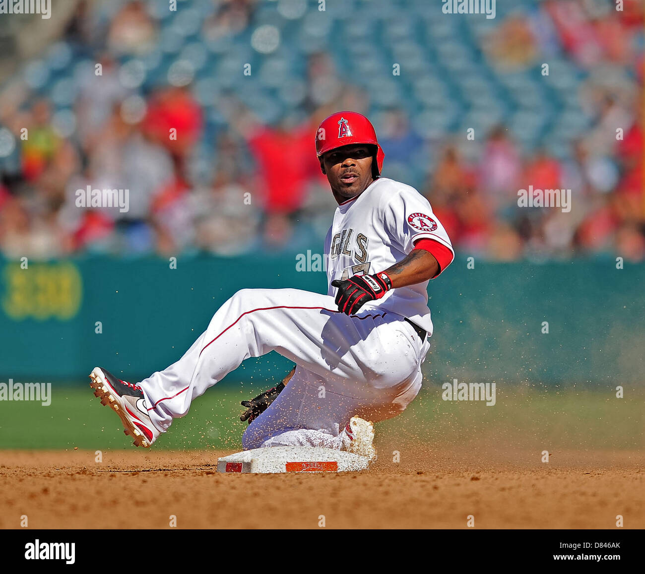 Annaheim, California, USA. 18th May, 2013. Los Angeles Angels second ...