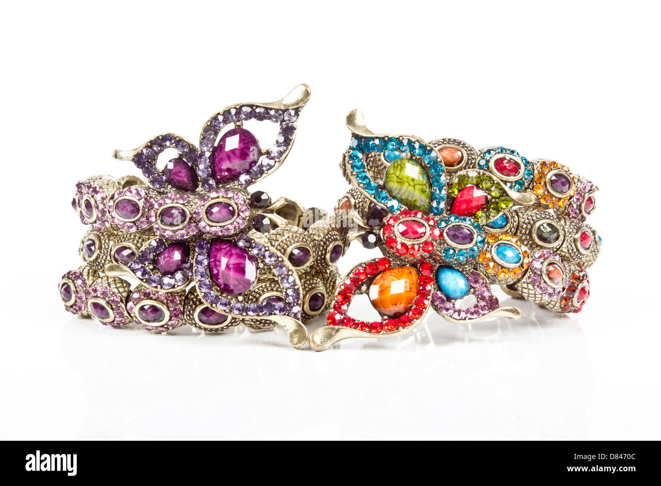 Beautiful bracelets Stock Photo - Alamy