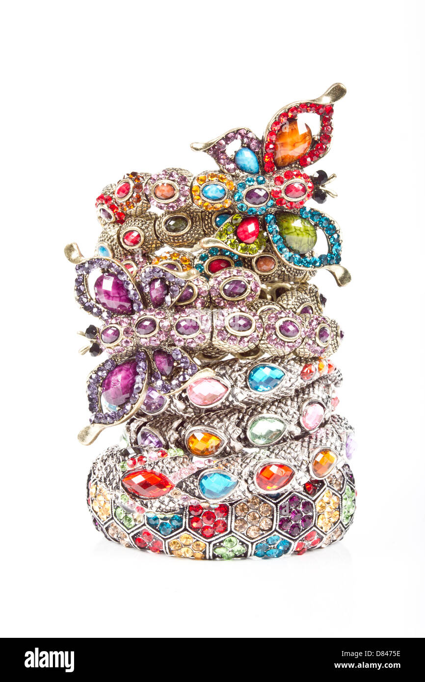 Beautiful bracelets Stock Photo - Alamy