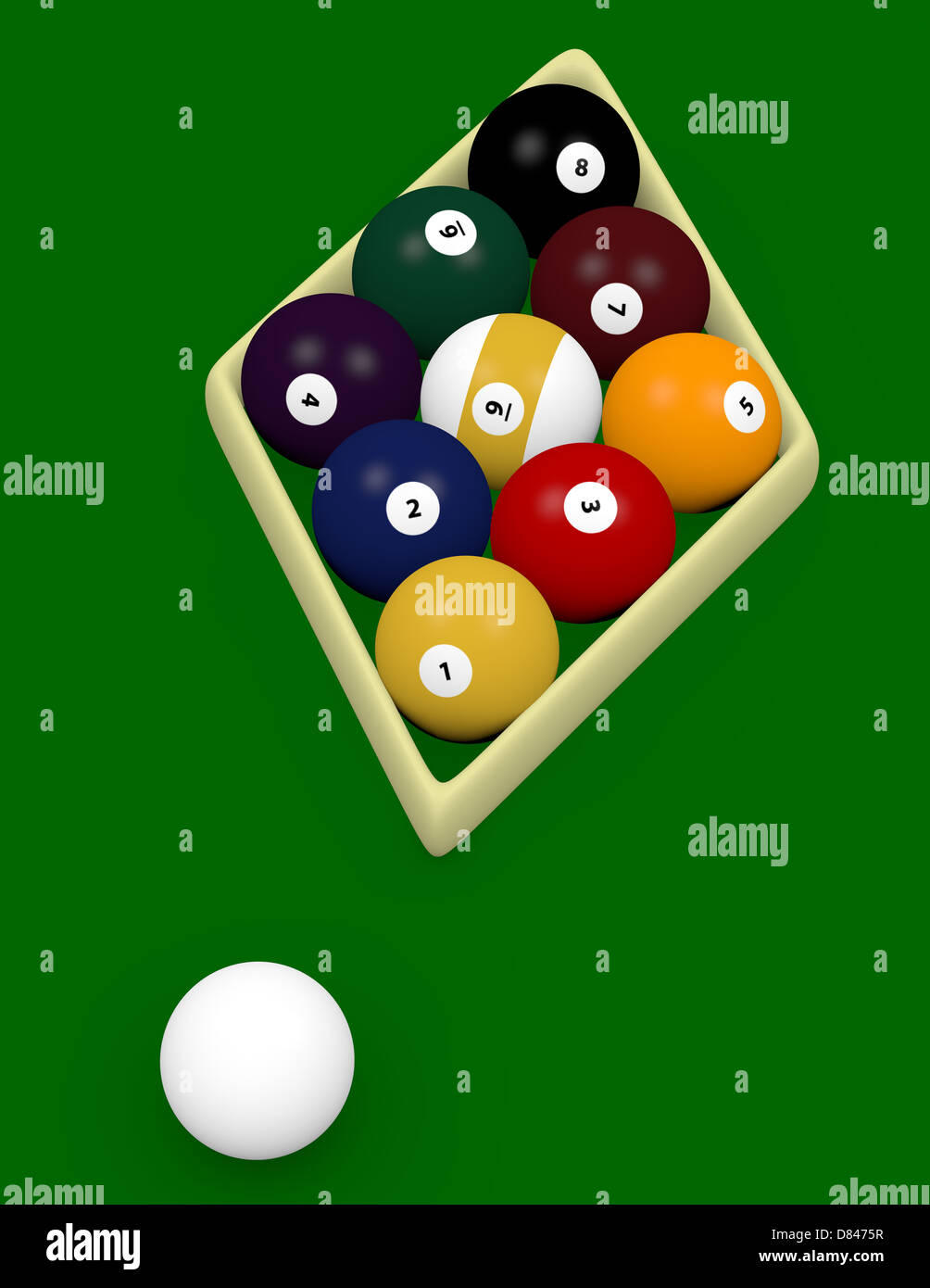 9 Ball Billiards Wallpaper