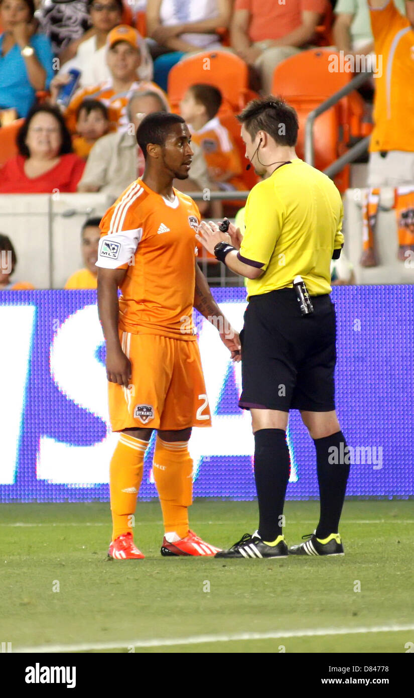 Houston, Texas, USA. 18th May, 2013. Houston Dynamo defender Corey Ashe ...