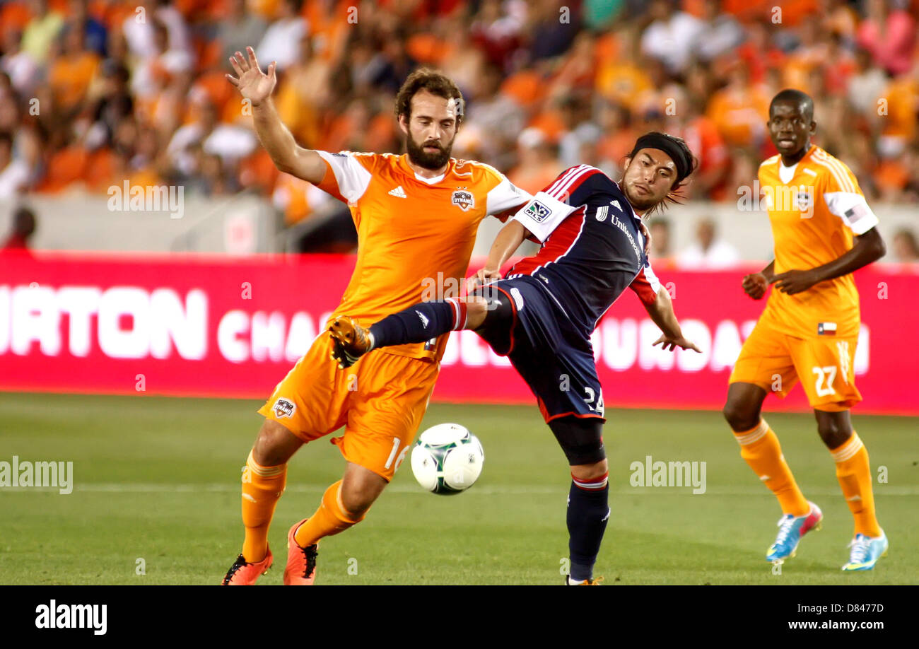 Houston, Texas, USA. 18th May, 2013. Houston Dynamo midfielder Adam ...