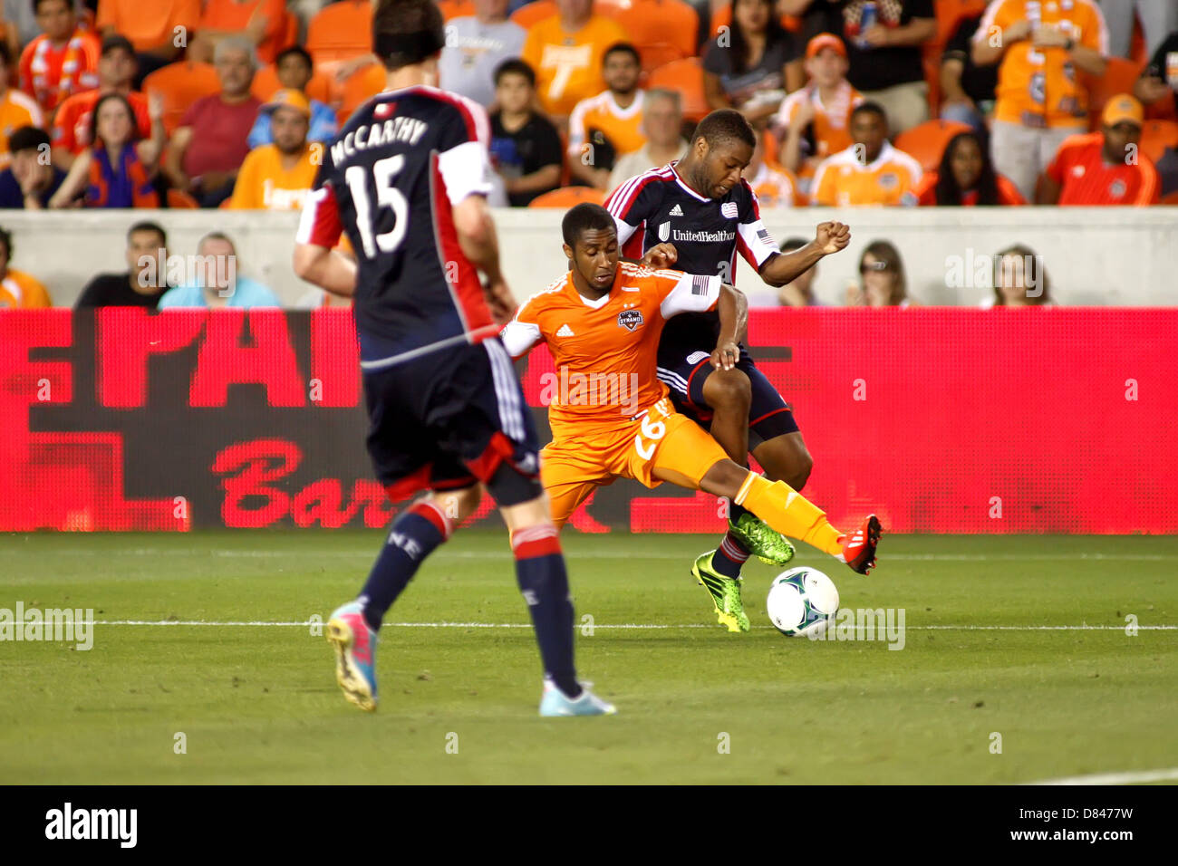 Houston, Texas, USA. 18th May, 2013. Houston Dynamo defender Corey Ashe ...