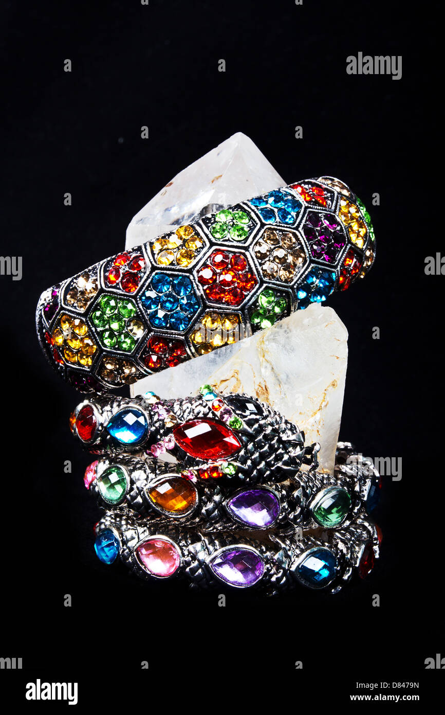 Beautiful bracelets Stock Photo - Alamy