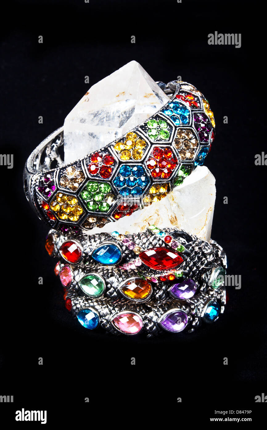 Beautiful bracelets Stock Photo - Alamy
