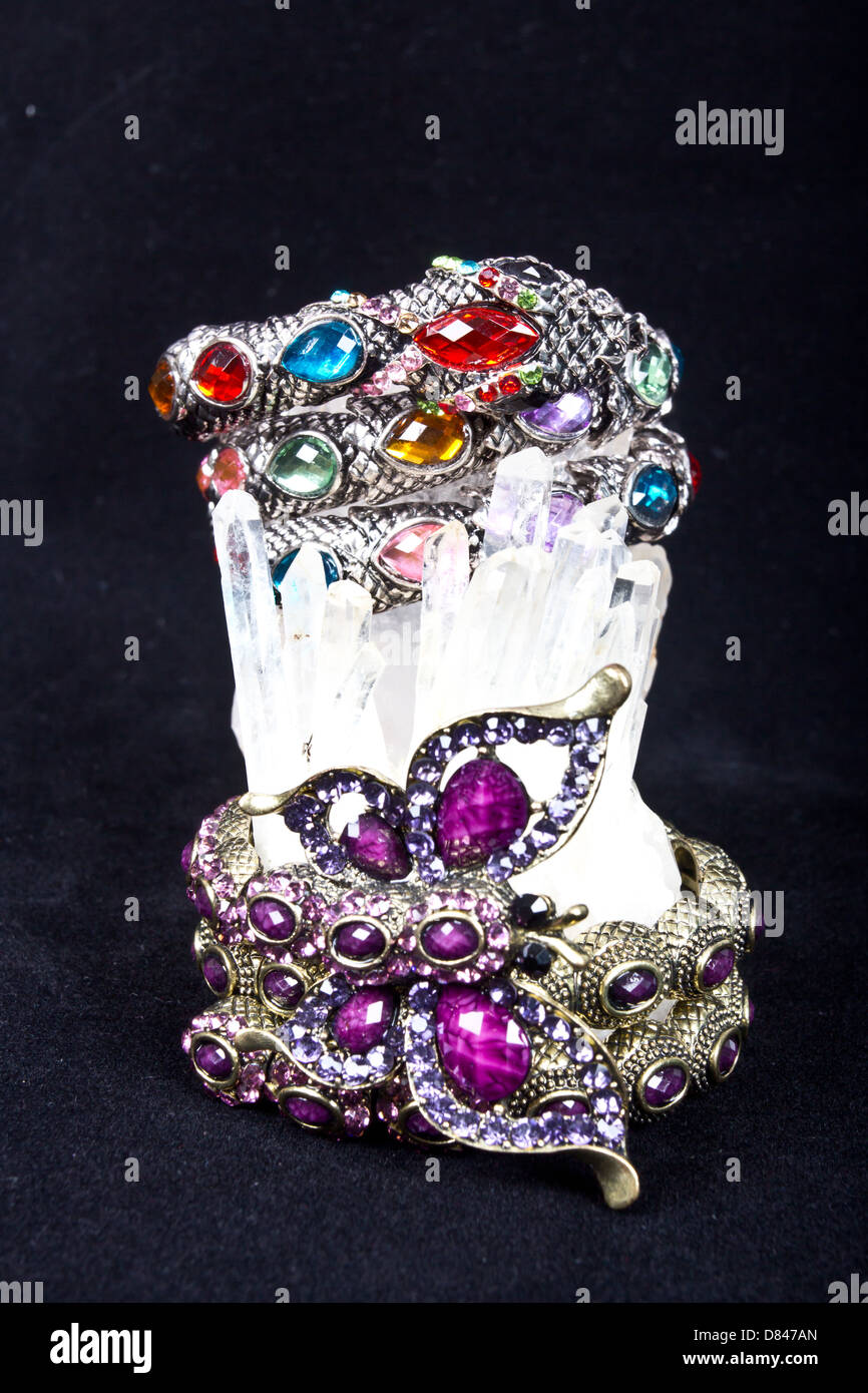 Beautiful bracelets Stock Photo - Alamy