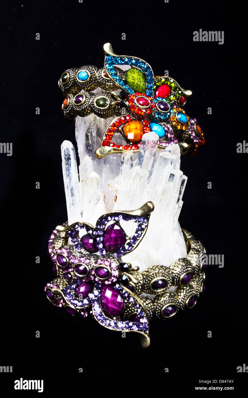 Beautiful bracelets Stock Photo - Alamy