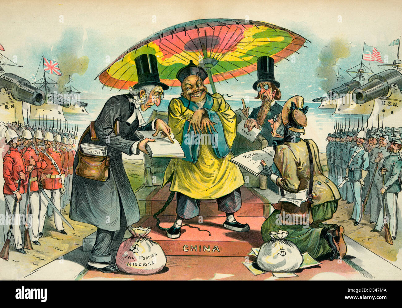 According to our missionary maniacs, the Chinaman must be converted ...