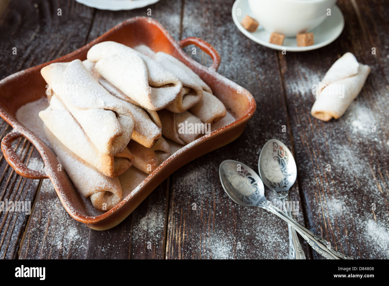 homemade pastries - a heap buns, food close up Stock Photo - Alamy