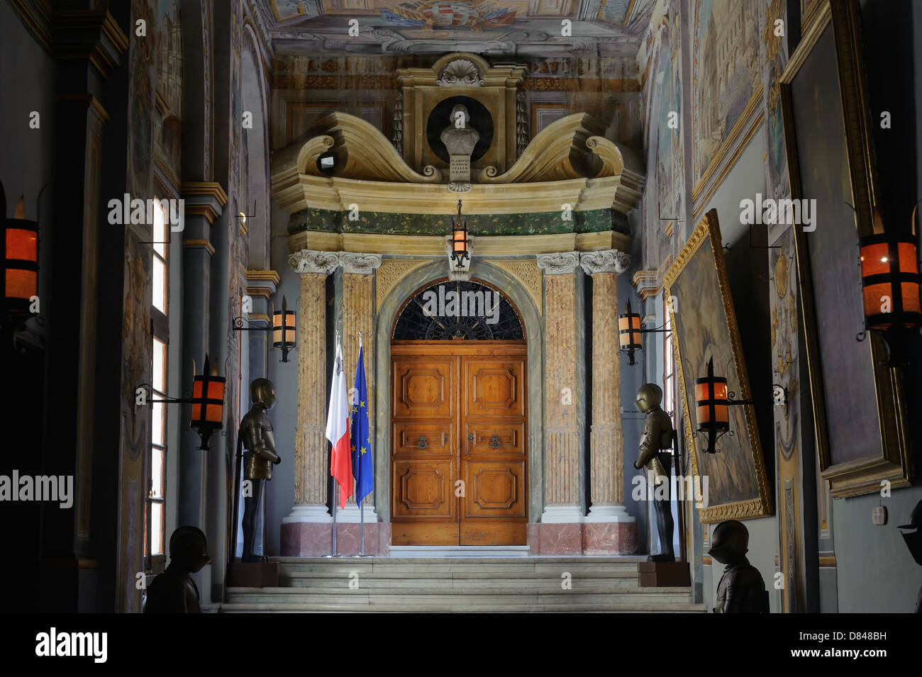 Grandmaster's Palace in Valletta, Malta, Europa, UNESCO-heritage site ...