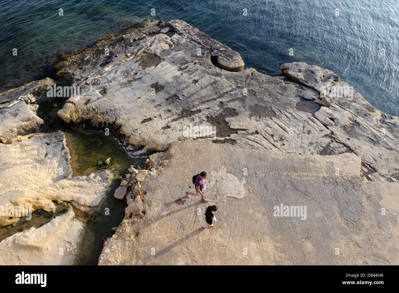 Near Tigne Fort in Sliema, Malta Stock Photo - Alamy