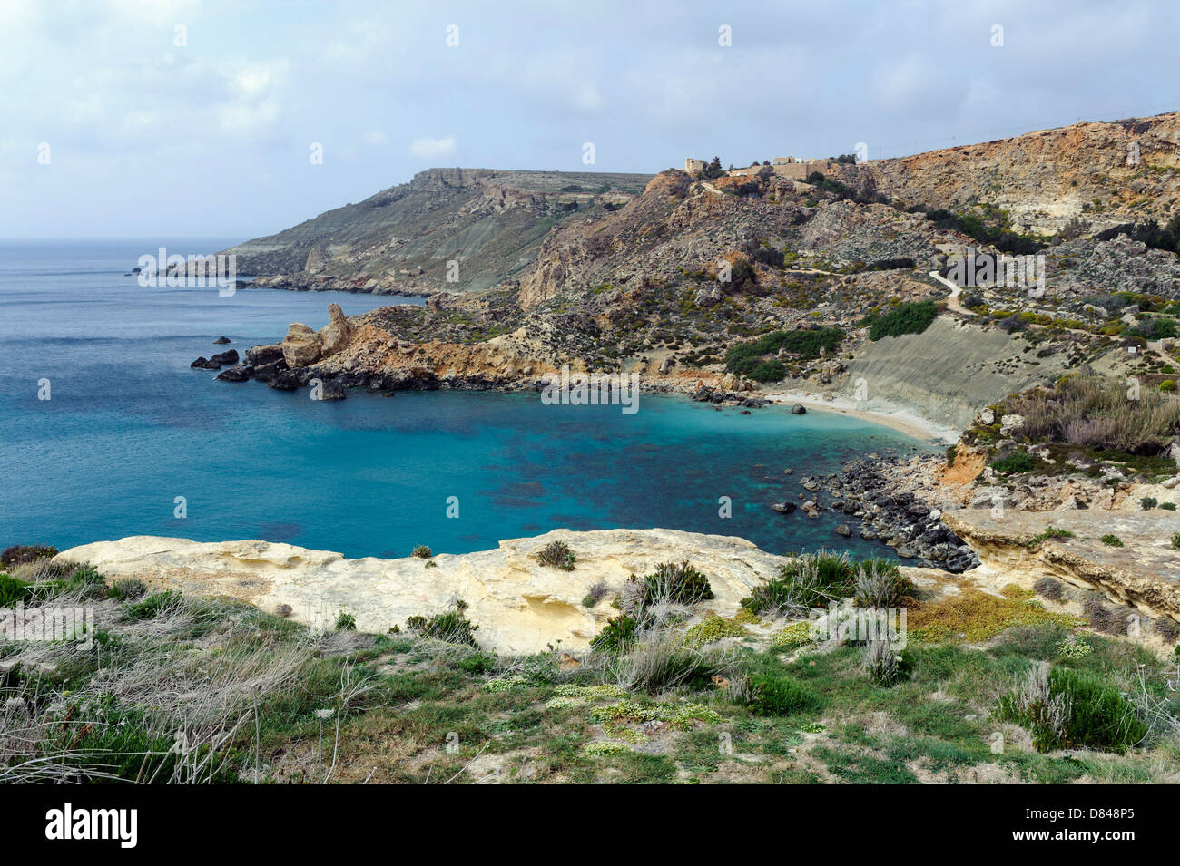 Fomm ir Rih Bay, Malta Stock Photo - Alamy