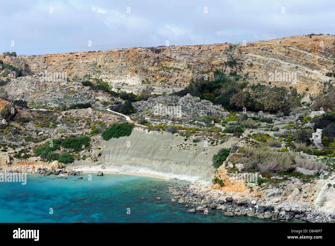 Fomm ir Rih Bay, Malta Stock Photo - Alamy