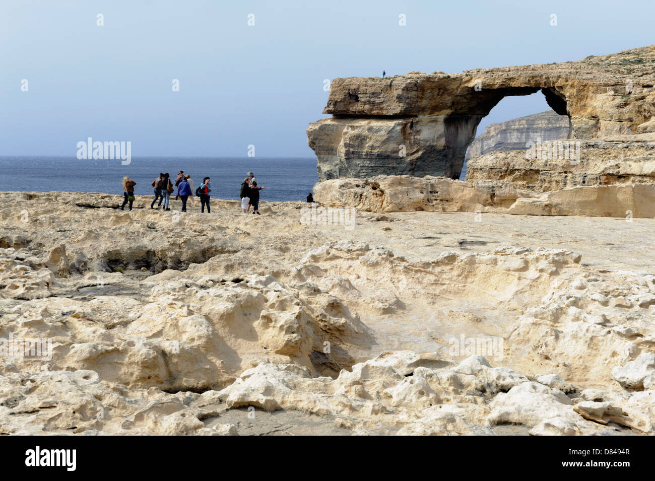 Azure Window in the Dwejra Bay on Gozo, Malta Stock Photo - Alamy
