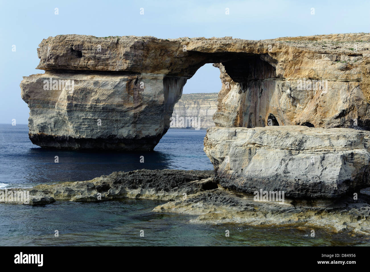 Azure Window in the Dwejra Bay on Gozo, Malta Stock Photo - Alamy