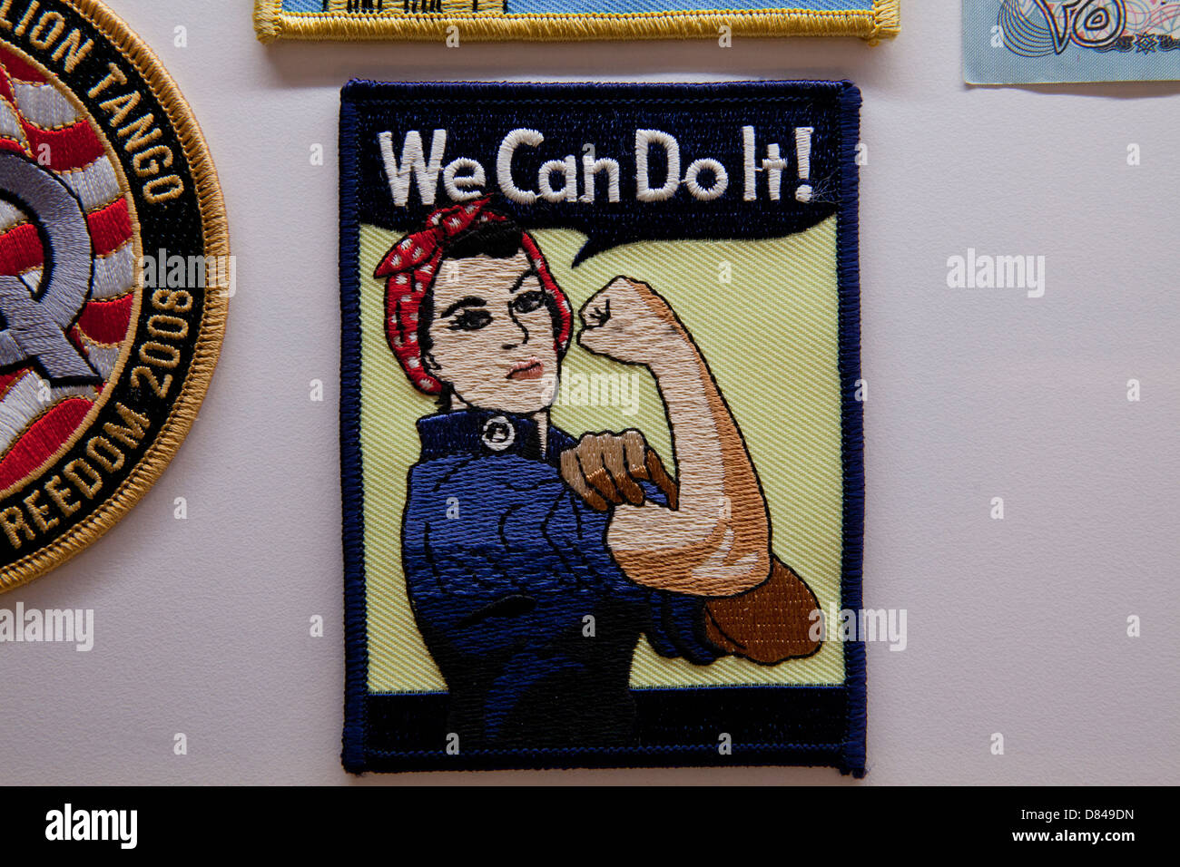 We Can Do It! patch Stock Photo - Alamy