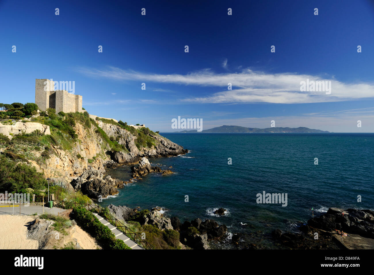 Italy, Tuscany, Talamone Stock Photo - Alamy