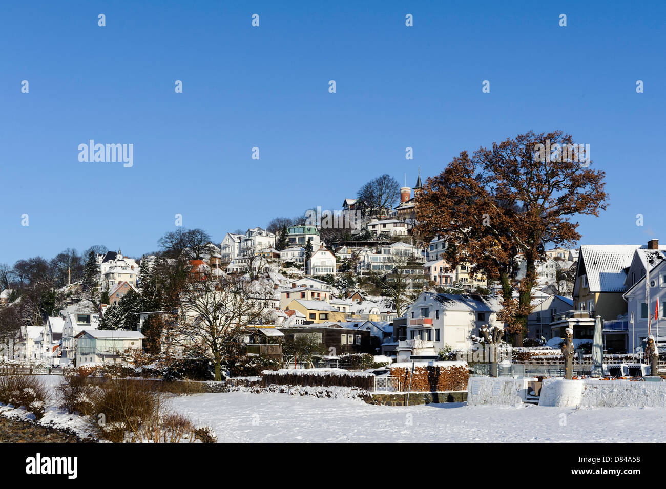 Hamburg city in winter hi-res stock photography and images - Alamy