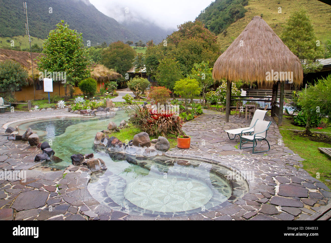 Hot pool at Papallacta, Ecuador Stock Photo - Alamy