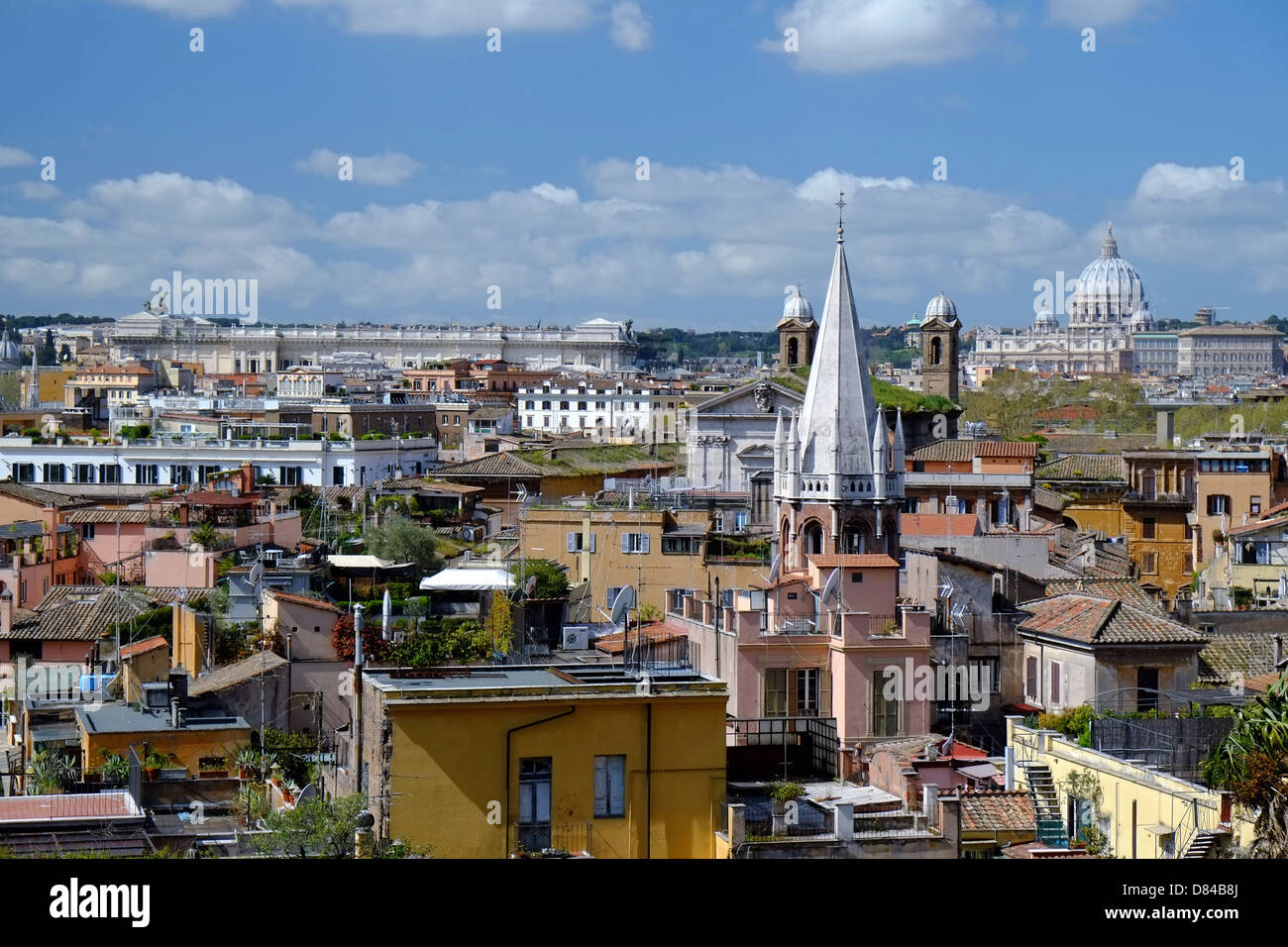 Roma View of Rome Italy by andrea quercioli Stock Photo - Alamy