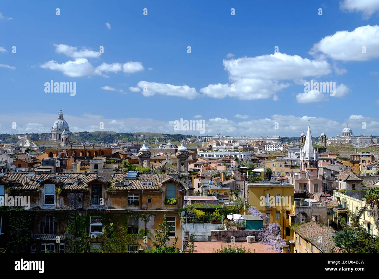 Roma View of Rome n 2 Italy by andrea quercioli Stock Photo - Alamy