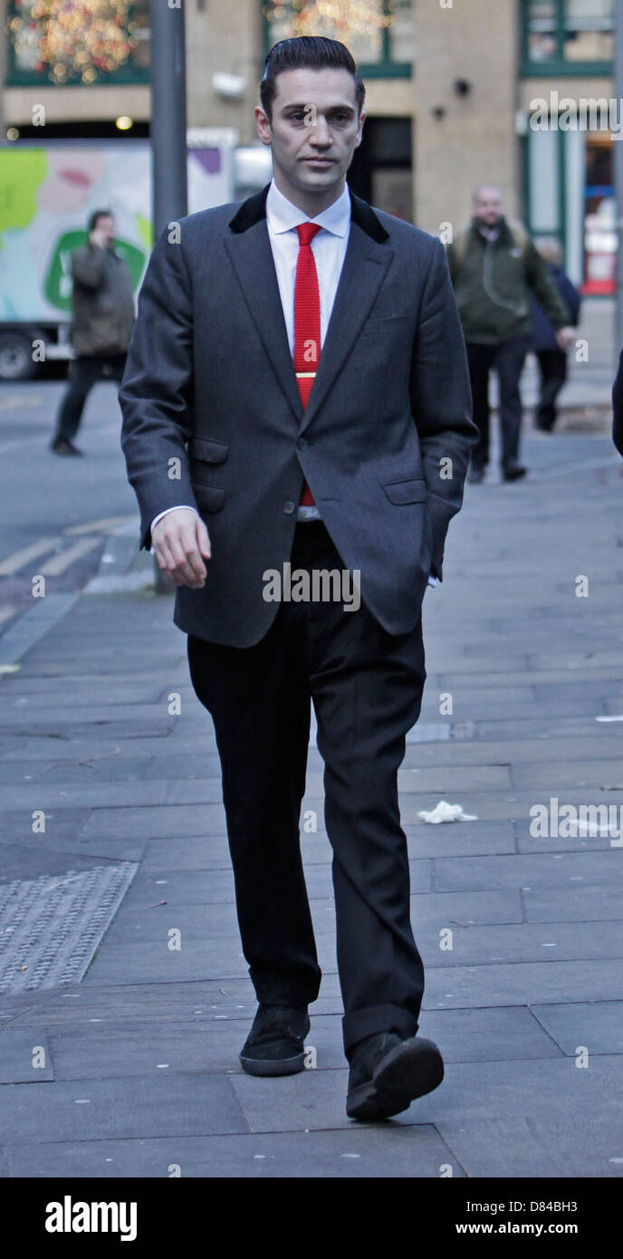 Reg Traviss arriving at Southwark Crown Court facing trial for two ...