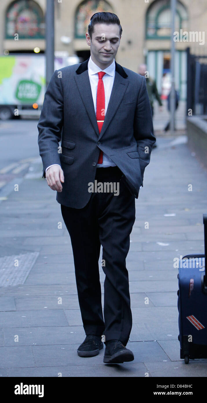 Reg Traviss arriving at Southwark Crown Court facing trial for two ...