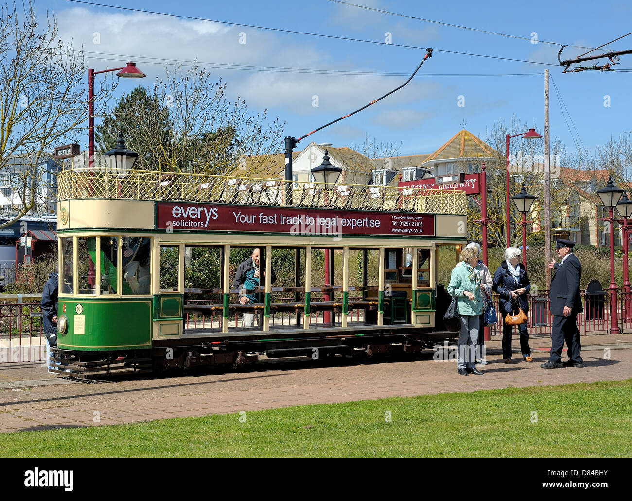 Historic seaton tramway hi-res stock photography and images - Alamy