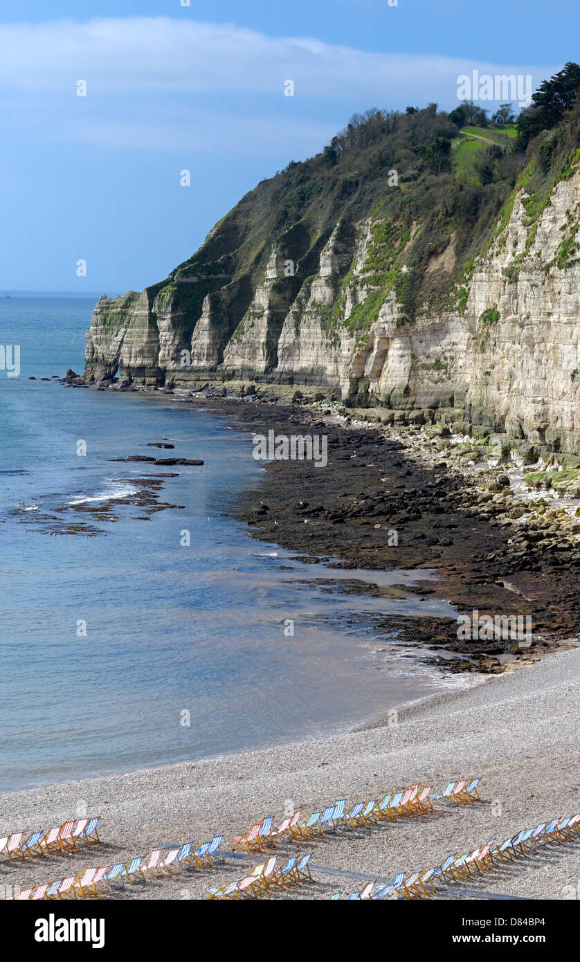 The Jurassic coast Beer Devon England uk Stock Photo - Alamy