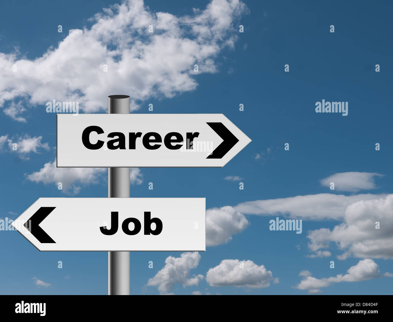Choice of job or career - business recruitment concept Stock Photo - Alamy