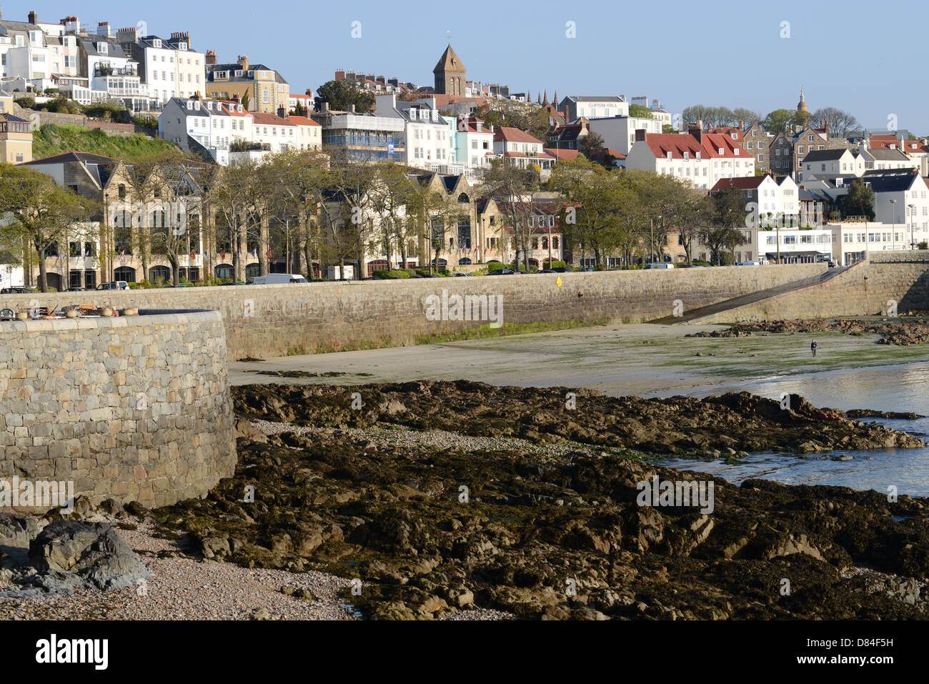 Seafront at St Peter Port, Guernsey Stock Photo - Alamy