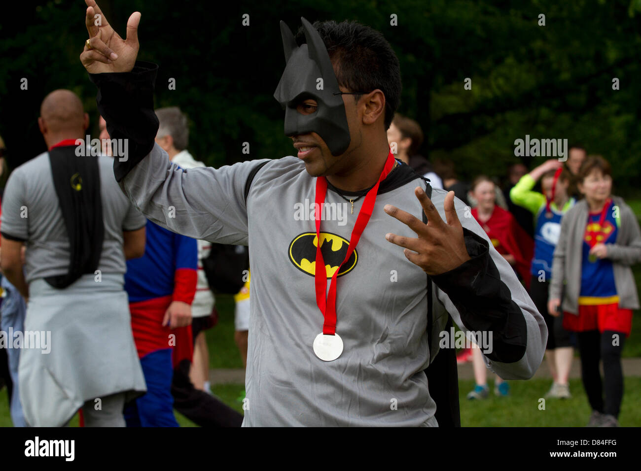 London, UK. 19th May 2013. London UK. Hundreds of people dressed as ...