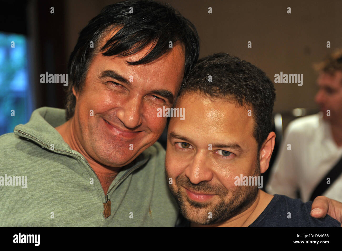 NEW YORK - MAY 16: Designer Alvin Valley (R) and Photographer Anton Oparin (L) at Alvin Valley ...