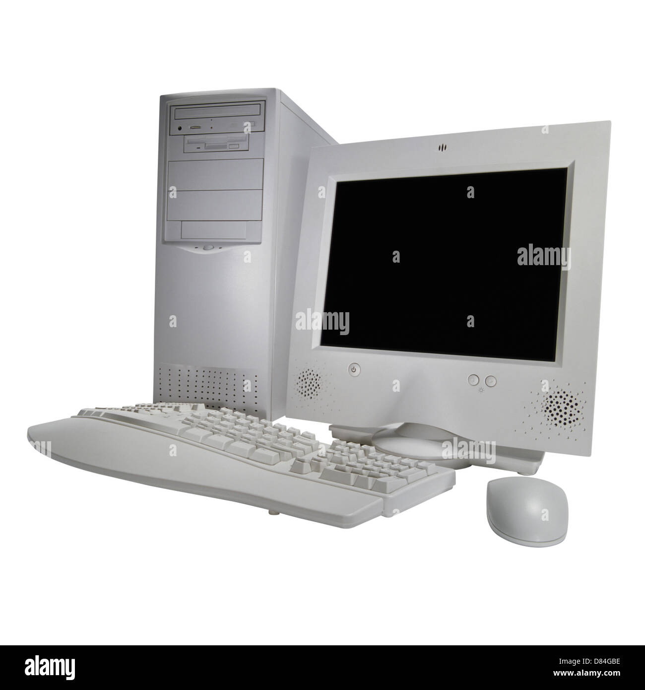 Desktop computer. Isolated Stock Photo - Alamy Desktop computer. Isolated Stock Photo - Alamy