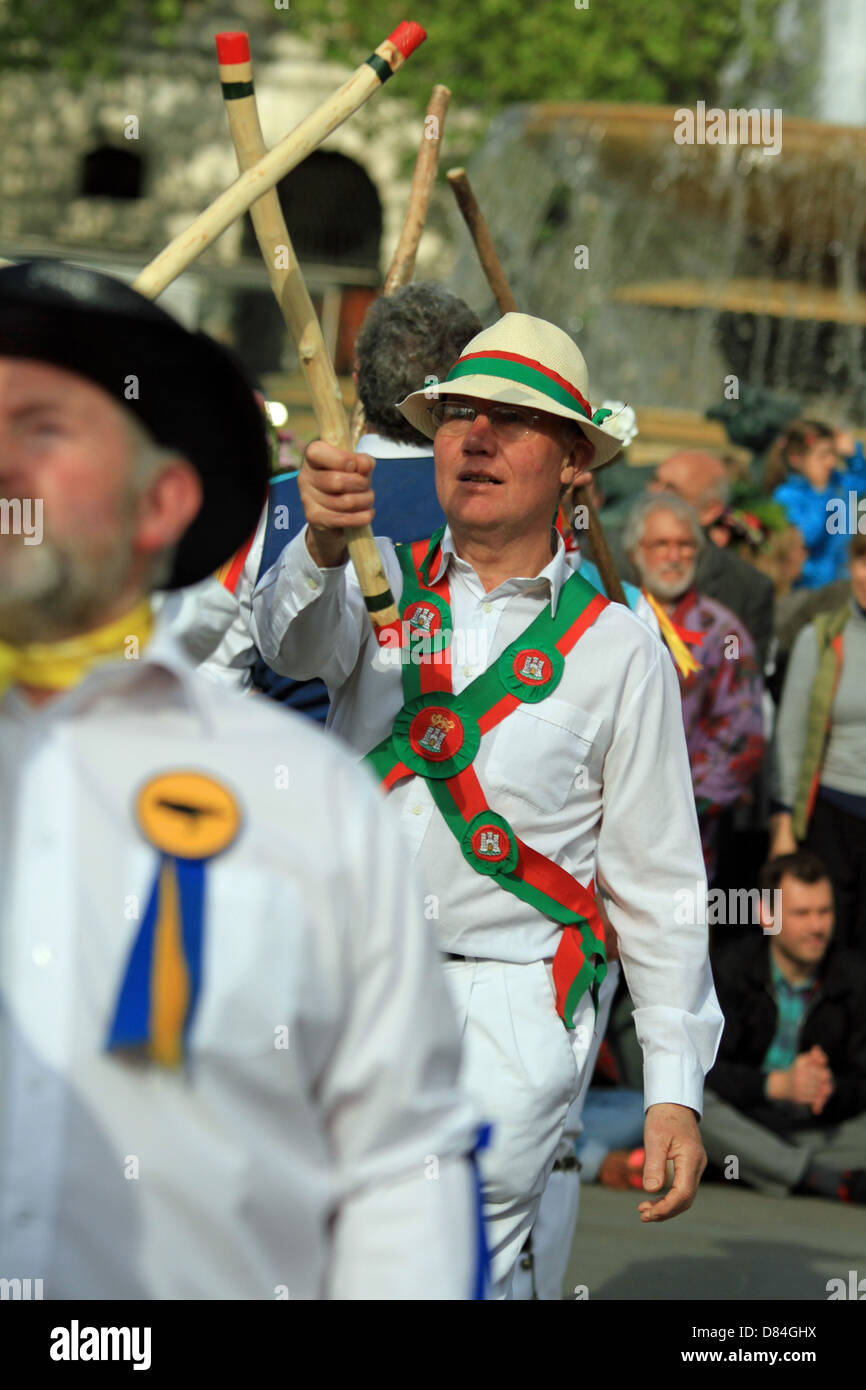 Winchester morris men at the Westminster Morris Men Day of Dance 2013 ...